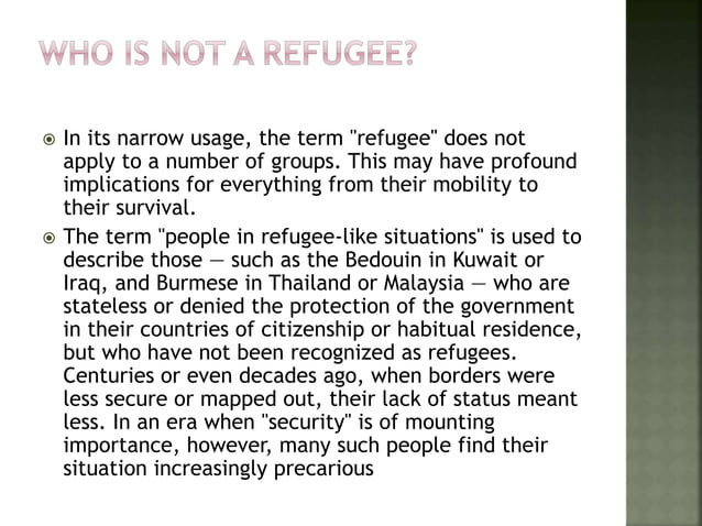 Social work with refugees | PPTX