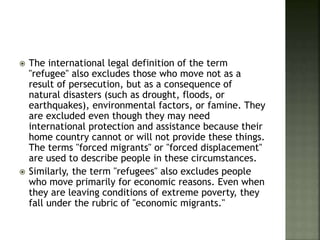 Social work with refugees | PPTX