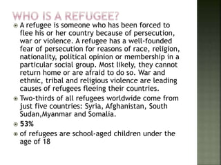 Social work with refugees | PPTX