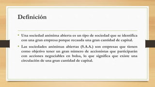 SOCIEDAD ANONIMA ABIERTA TRABAJO JANY.pptx