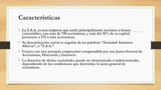 SOCIEDAD ANONIMA ABIERTA TRABAJO JANY.pptx