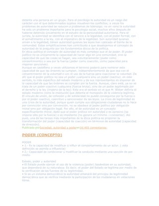 Sociedad, autoridad y poder | DOCX