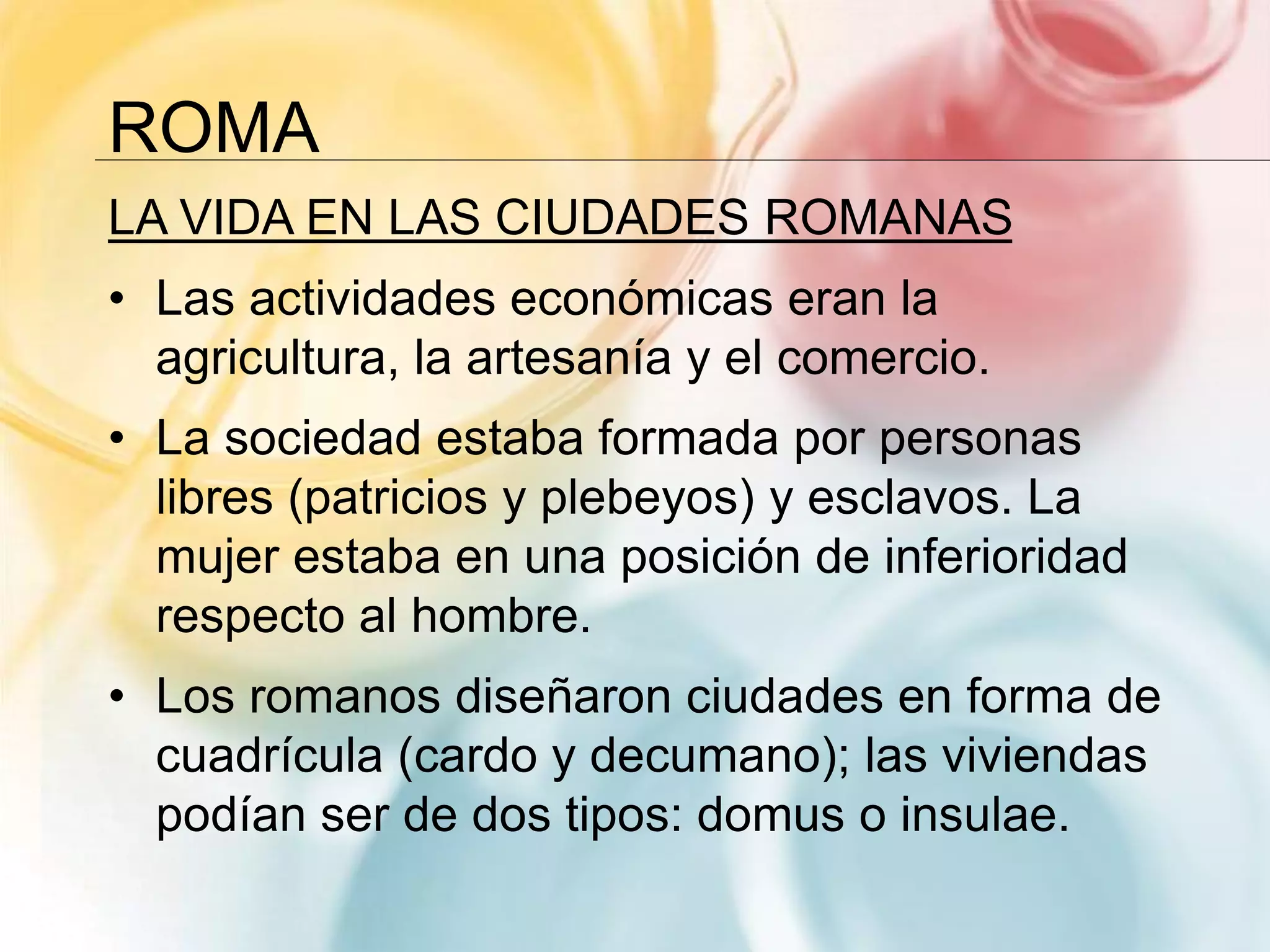 Sociedad griega y romana | PPTX