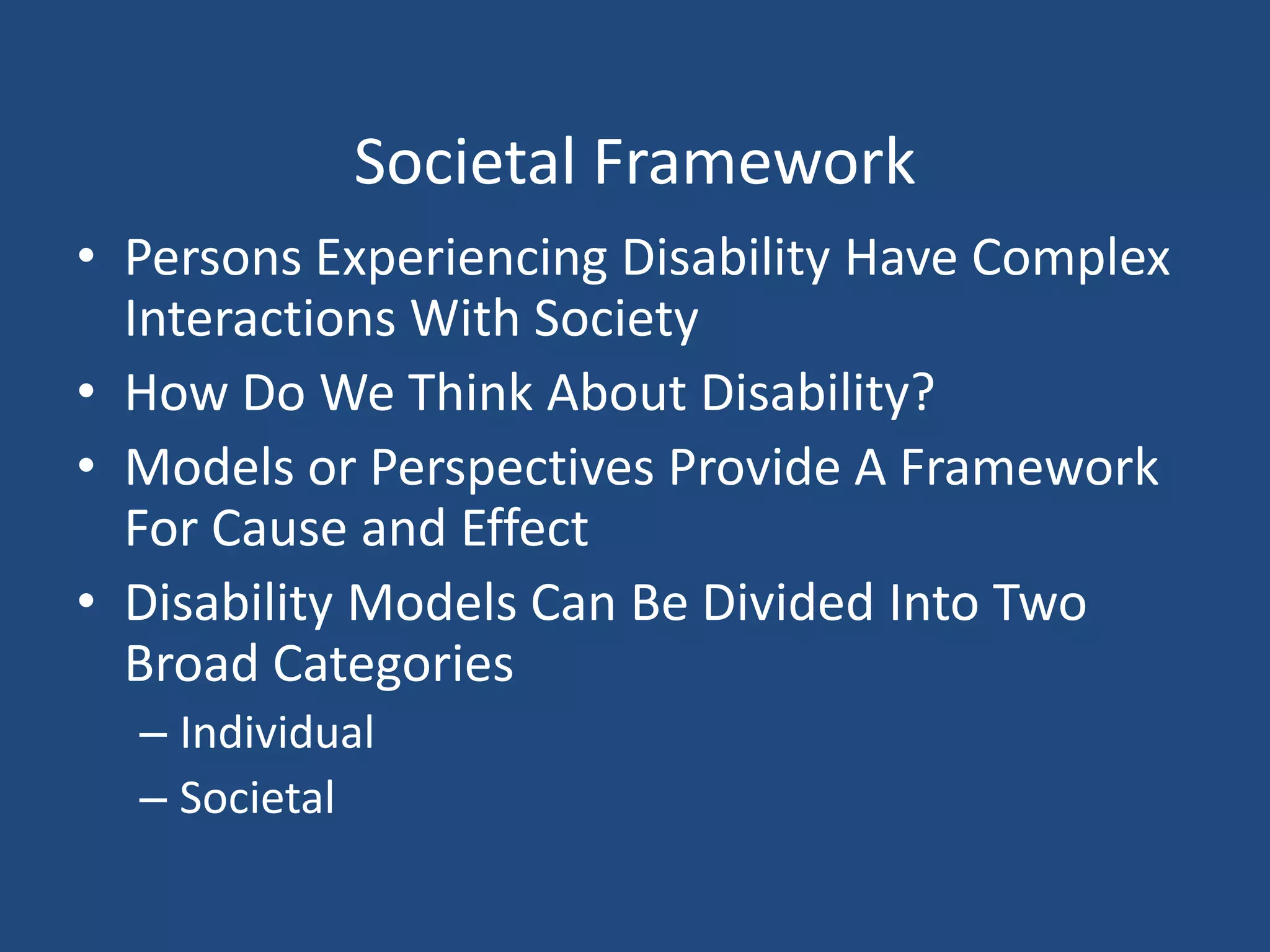 Societal framework dd class | PPT