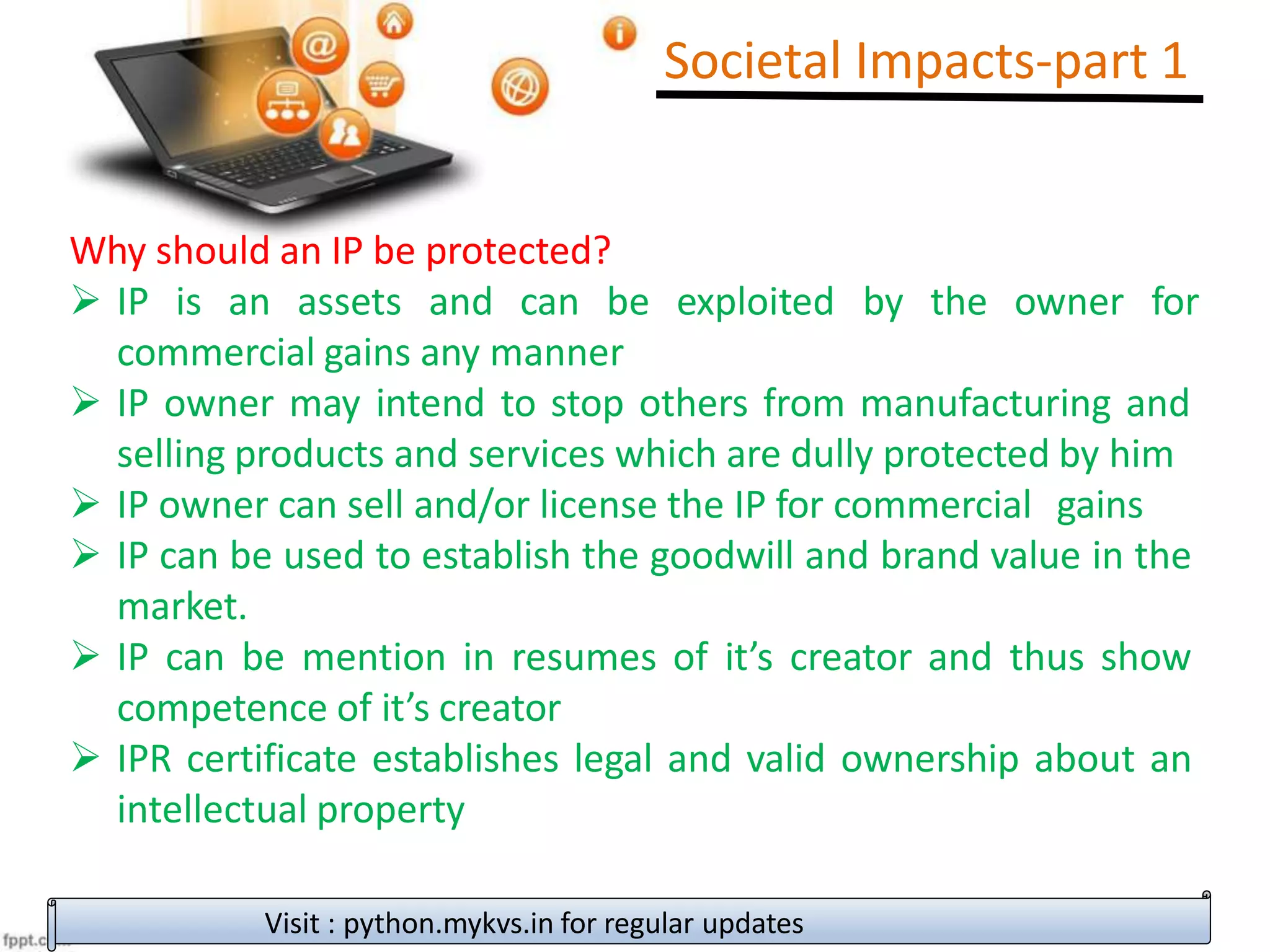 Societal impacts PART 1 | PPTX