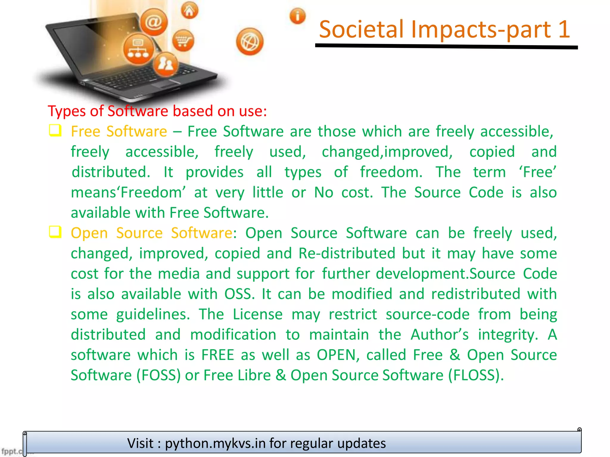 Societal impacts PART 1 | PPTX