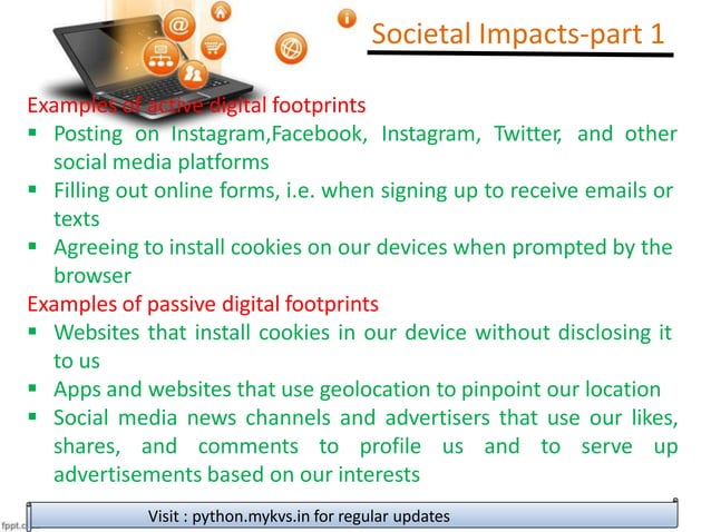 Societal impacts PART 1 | PPTX
