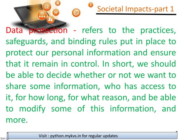 Societal impacts PART 1 | PPTX
