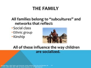 Societal influences on children and families | PPTX