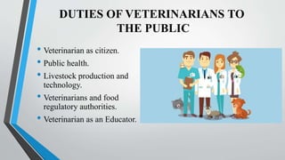 Societal responsibilities of veterinarian | PPTX