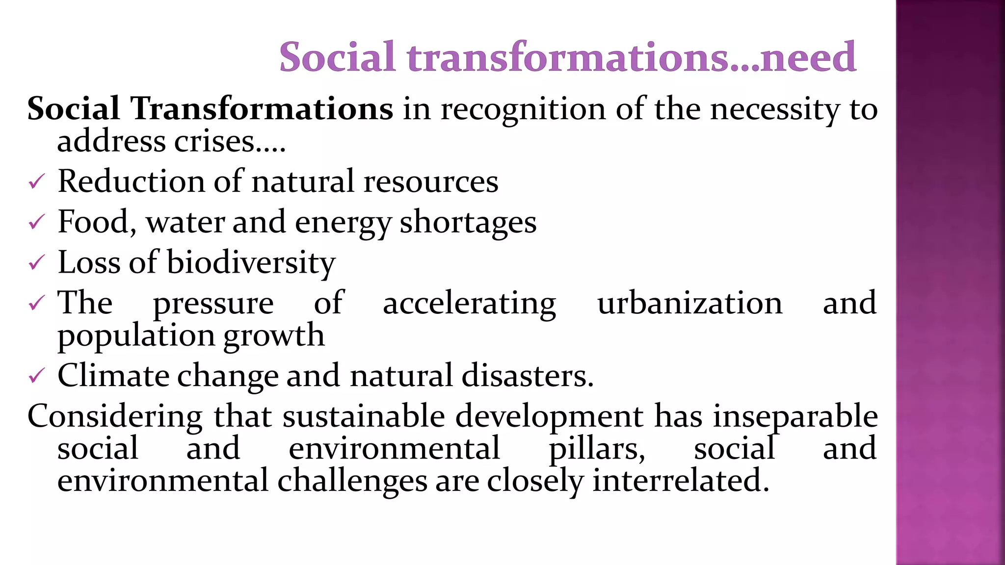 Societal transformation | PPTX