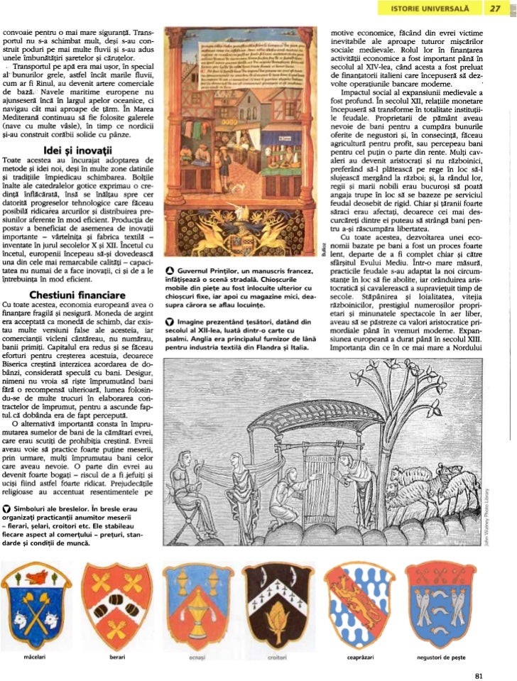 Societatea Si Comertul In Evul Mediu