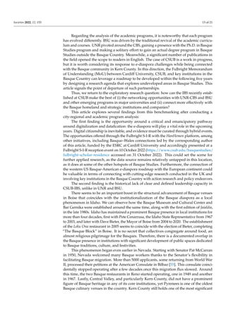 Western US Basque-American e-Diaspora: Action Research in California ...