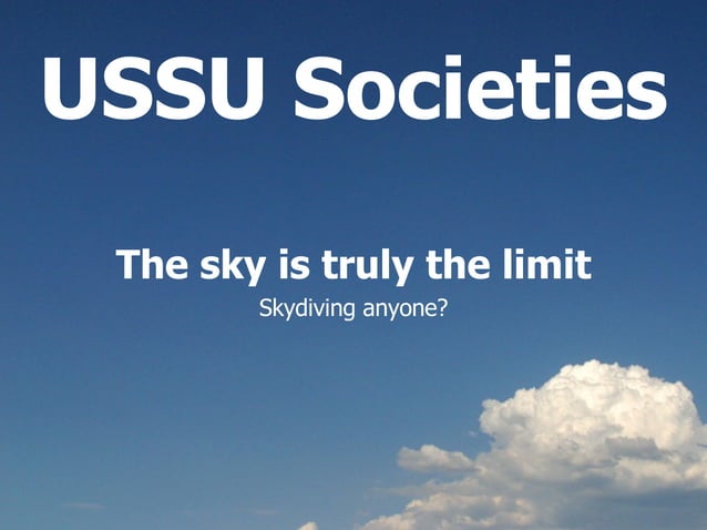 USSU Societies Summary | PPT