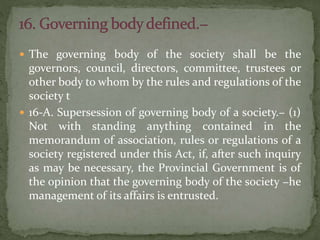 Societies registration act_1860 | PPTX