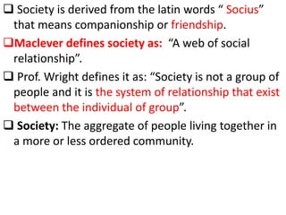 Society | PPTX
