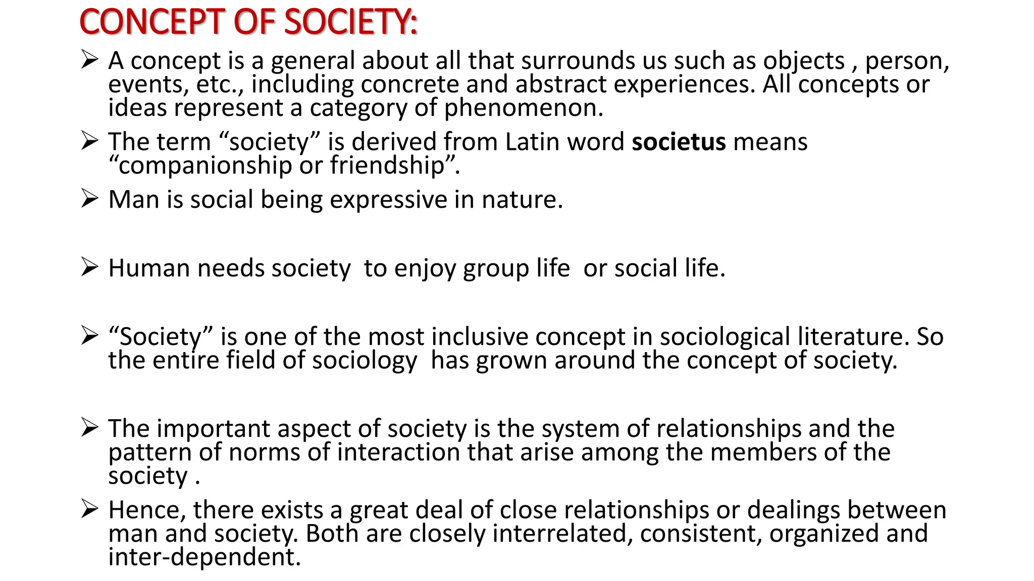 Sociology (society) ppt for GNM first year students | PPTX
