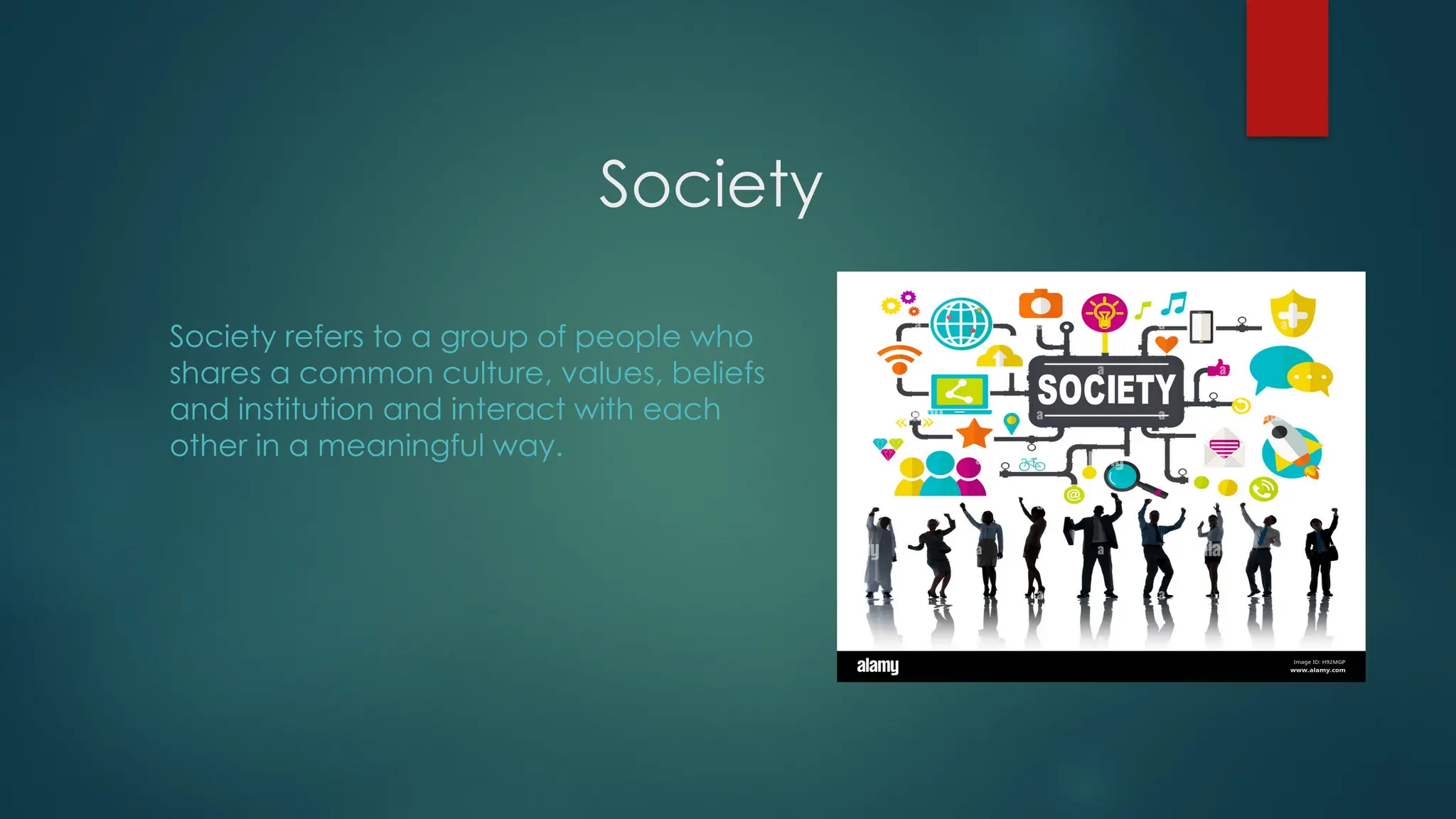 Society and Community to show their interrelation .pptx