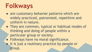 Society and culture | PPTX