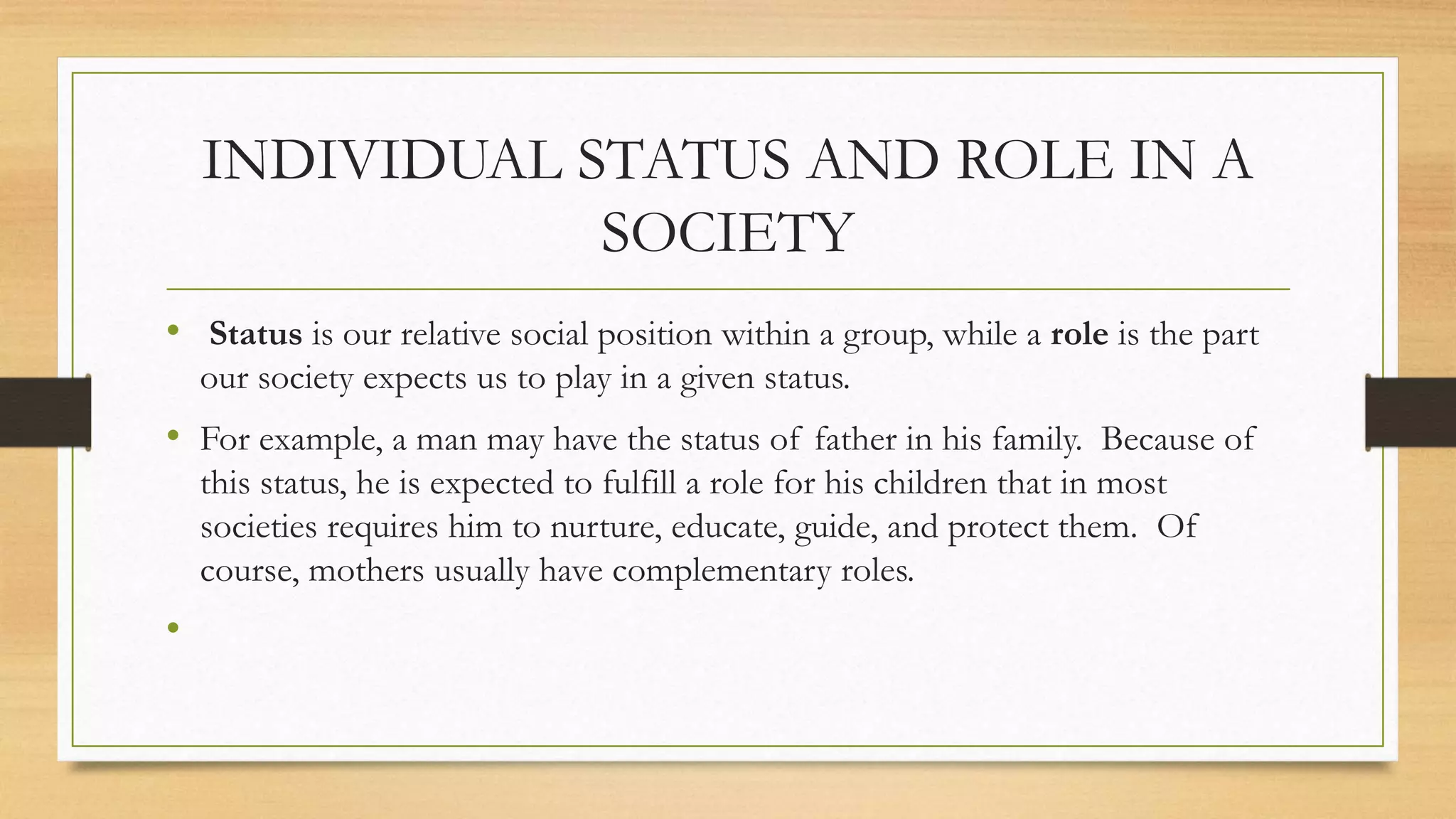 Society and culture | PPTX