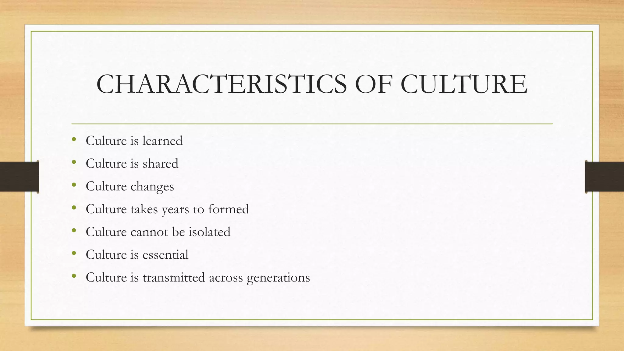 Society and culture | PPTX