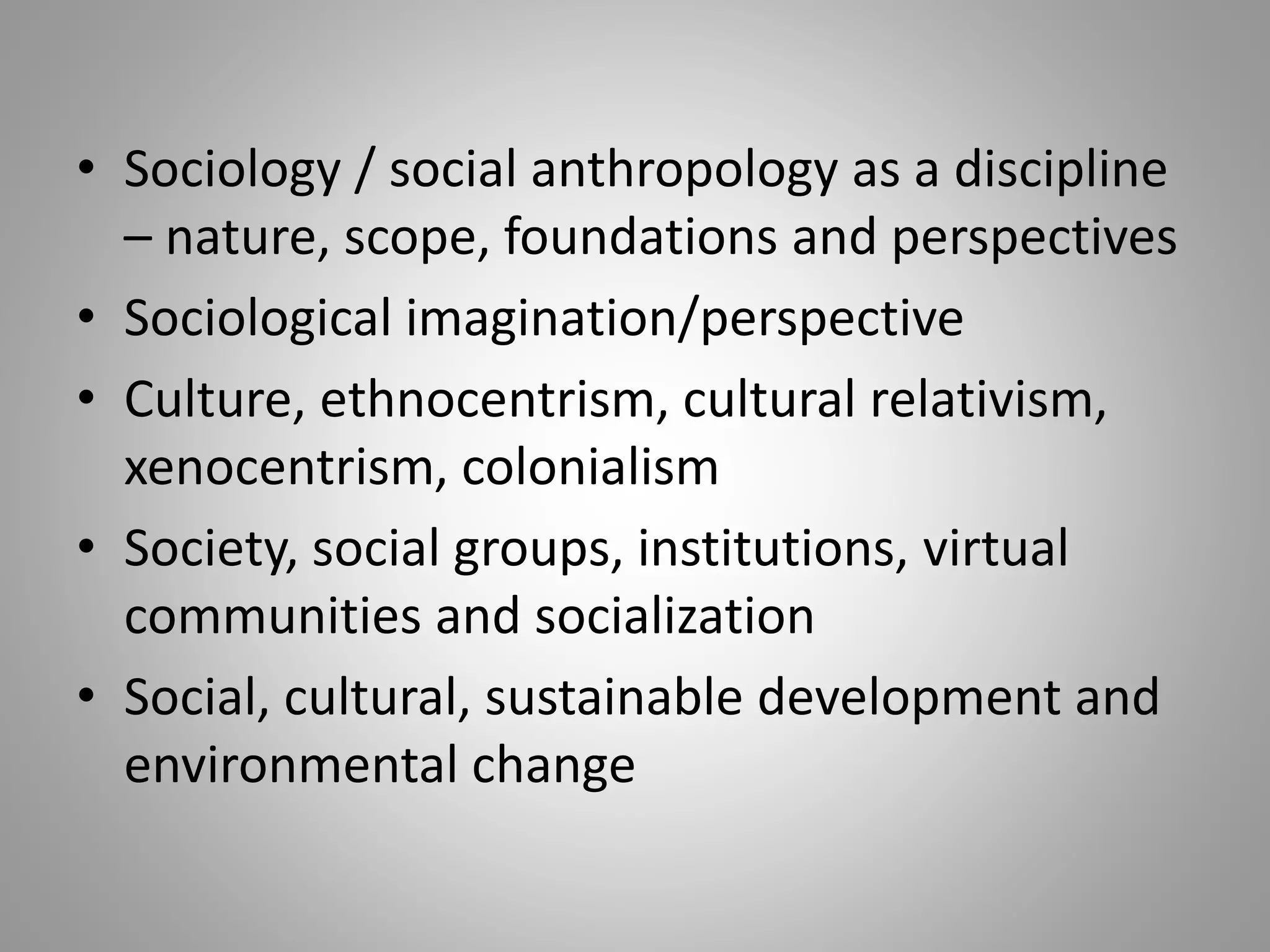 Society and Culture | PPTX