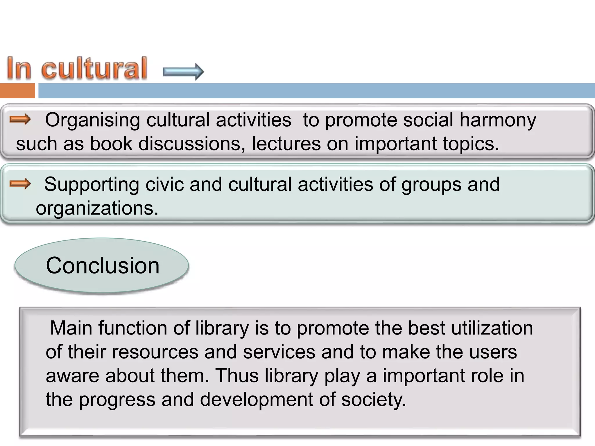 Society and library | PPTX
