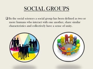 Society and social groups | PPTX