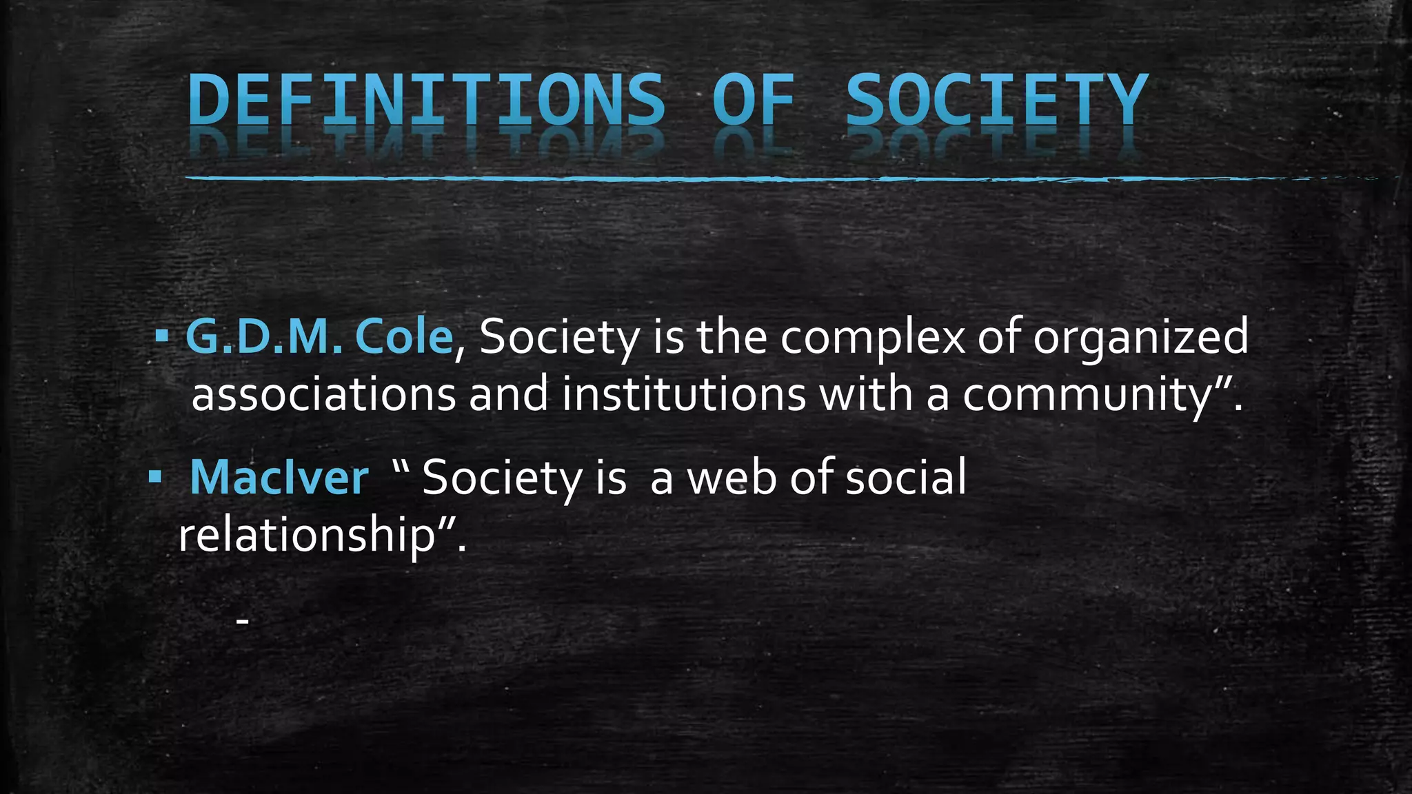 SOCIETY | PPTX