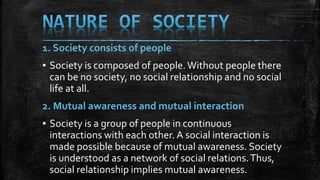 SOCIETY | PPTX