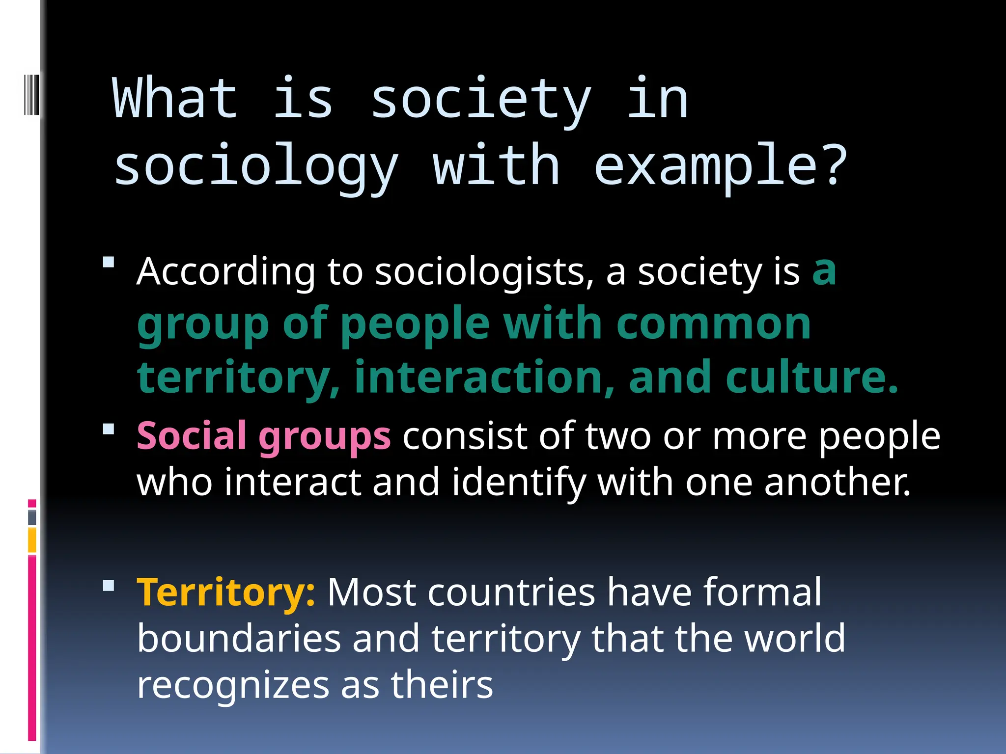 Society Social Interactions w.r.t Sociology | PPTX
