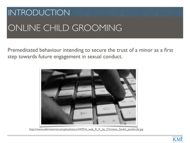 Detecting child grooming behaviour patterns on social media | PDF ...