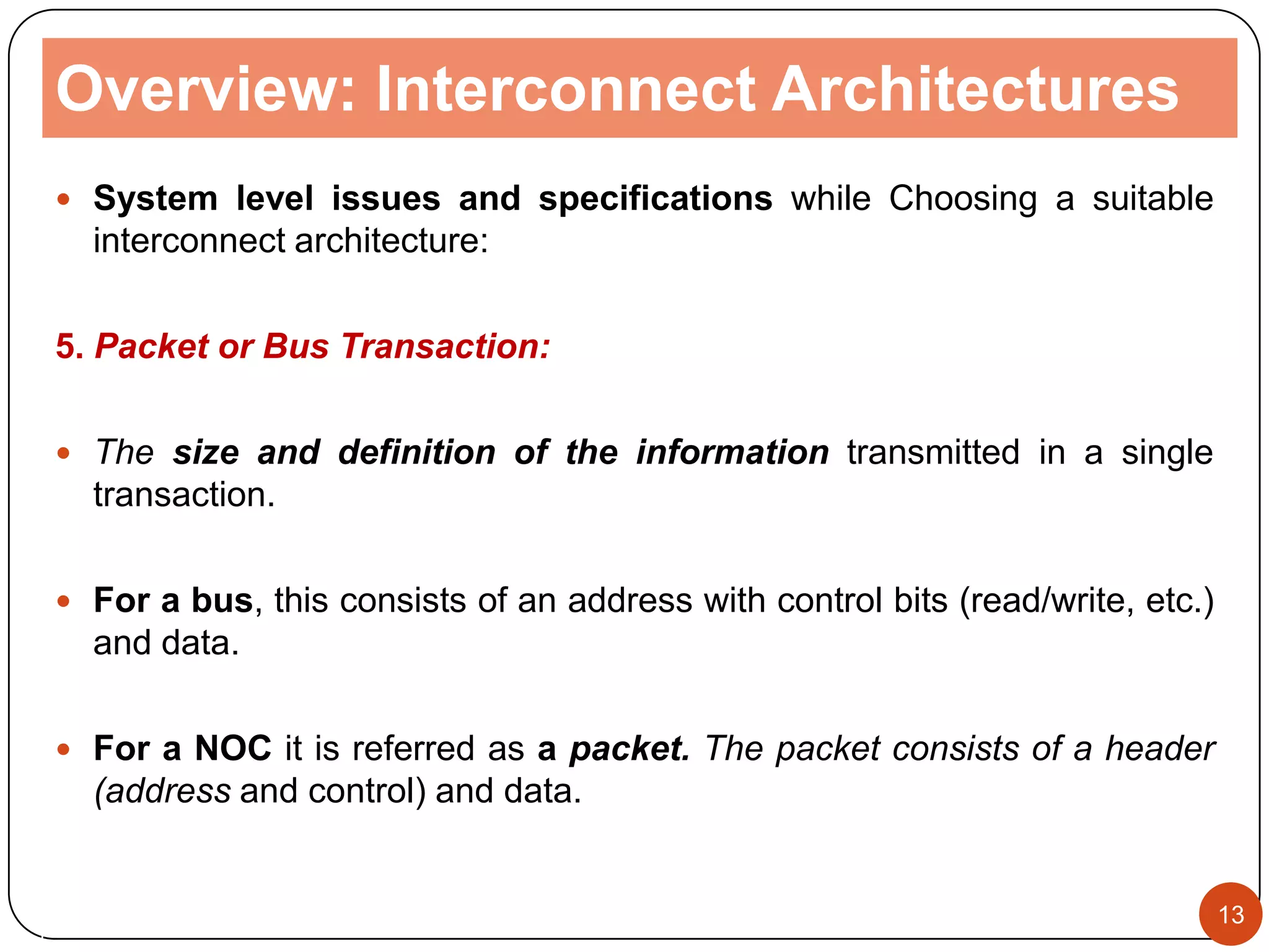 SOC Interconnects: AMBA & CoreConnect | PDF