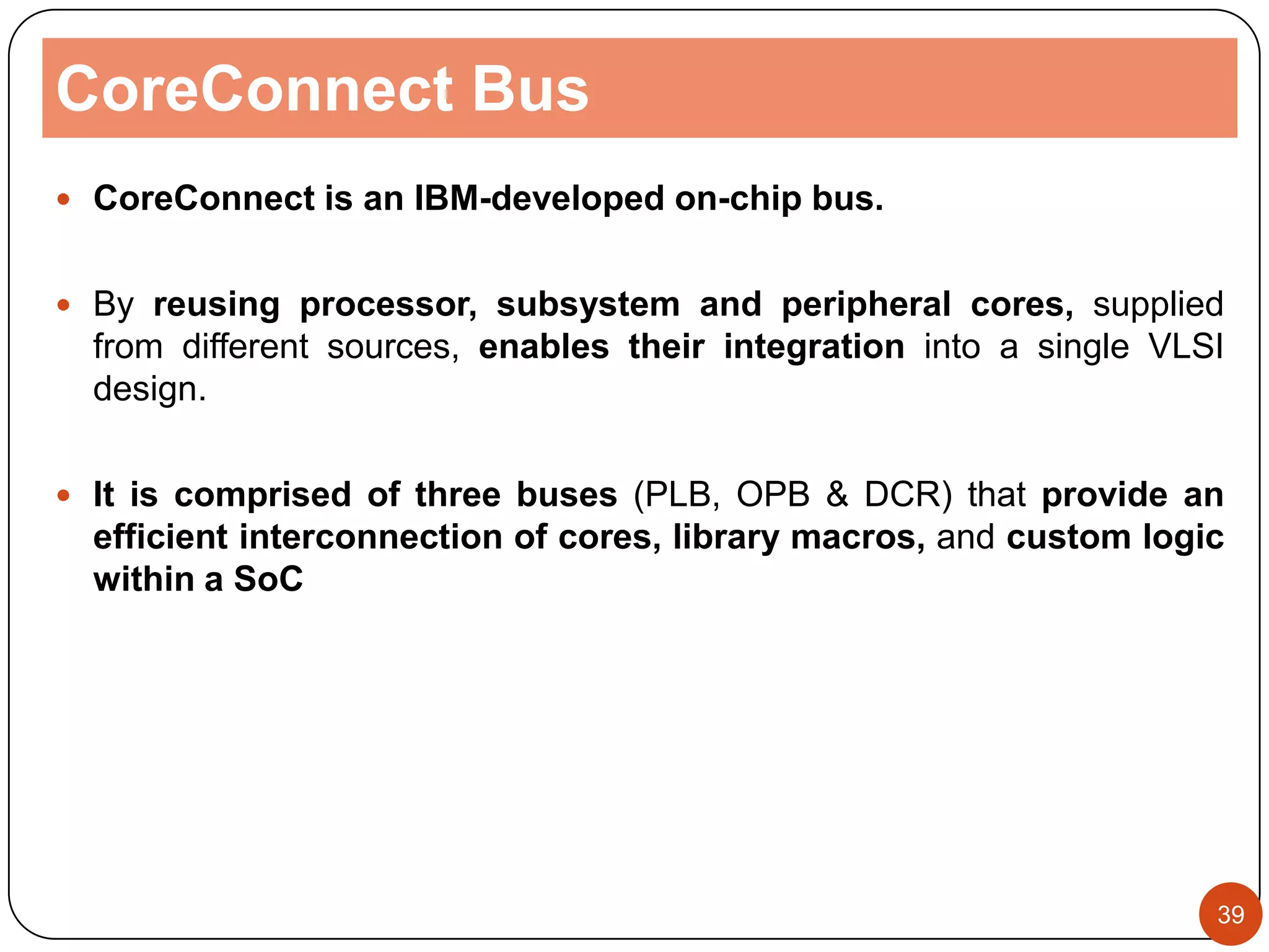 Soc Interconnects Amba And Coreconnect Pdf Computer Networking Computing