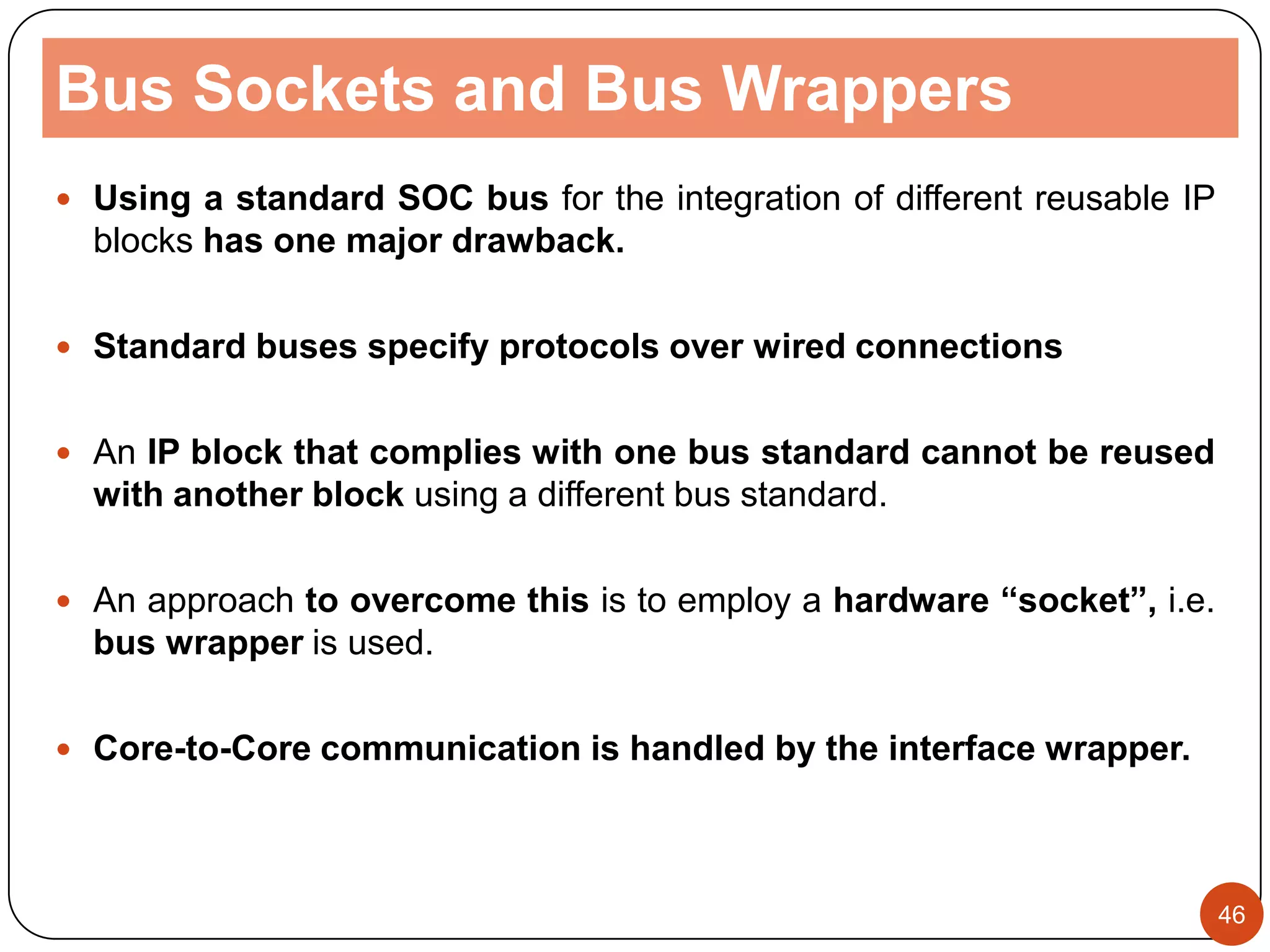 SOC Interconnects: AMBA & CoreConnect | PDF