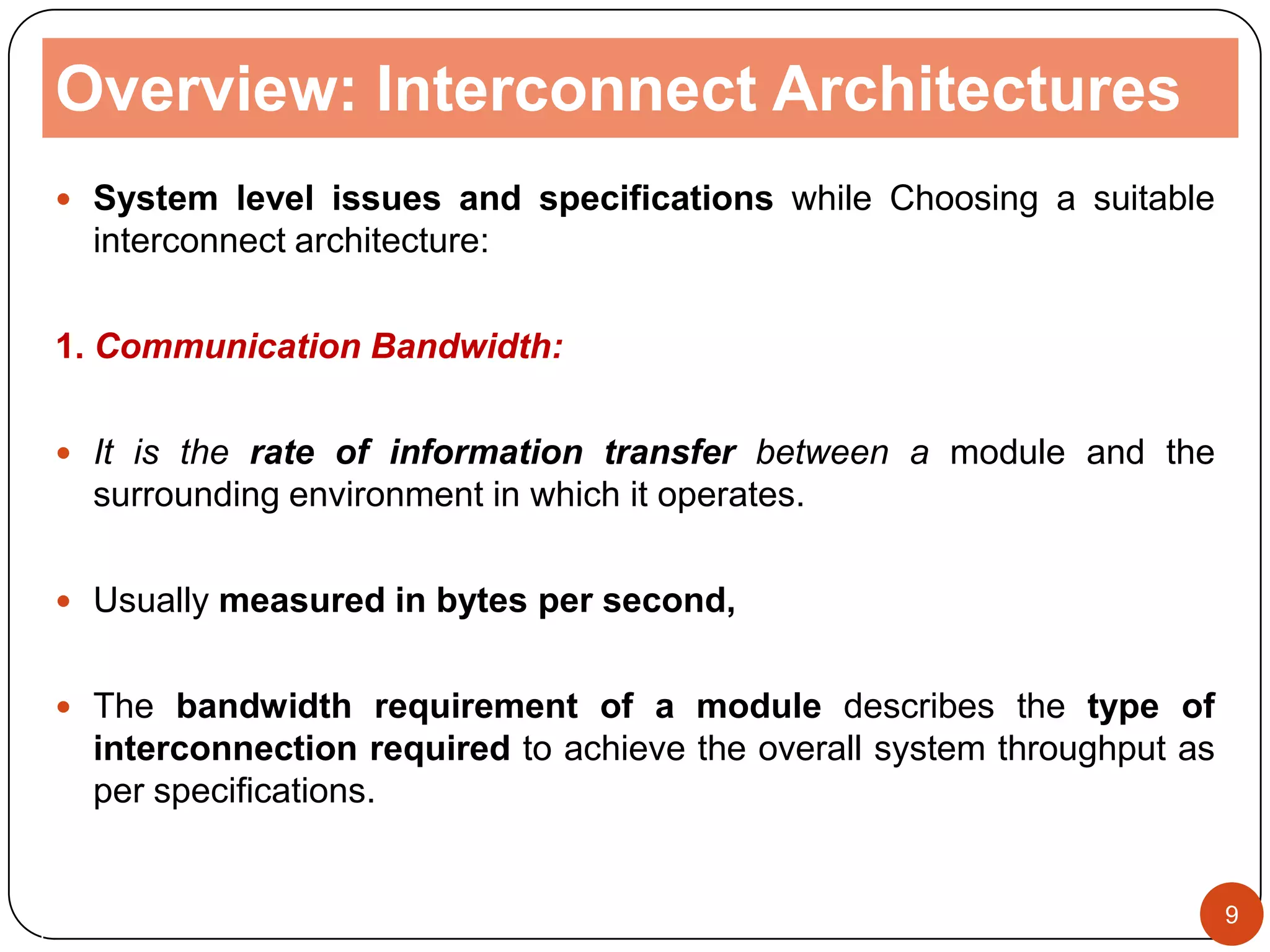 SOC Interconnects: AMBA & CoreConnect | PDF
