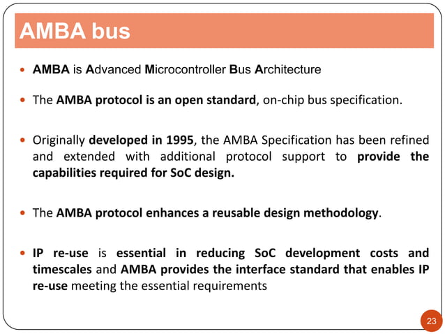 SOC Interconnects: AMBA & CoreConnect | PDF | Computer Networking | Computing