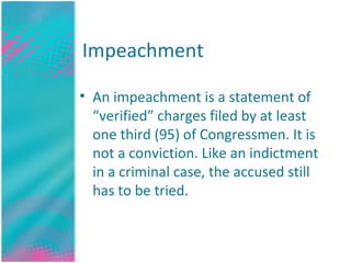 Impeachment for dummies | PPT