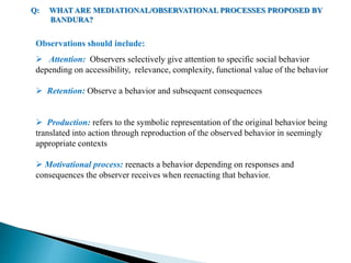 Socio cognitive theory | PPTX | Science