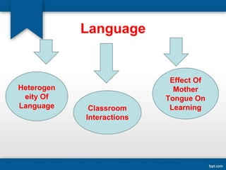 Socio cultural characteristics | PPT