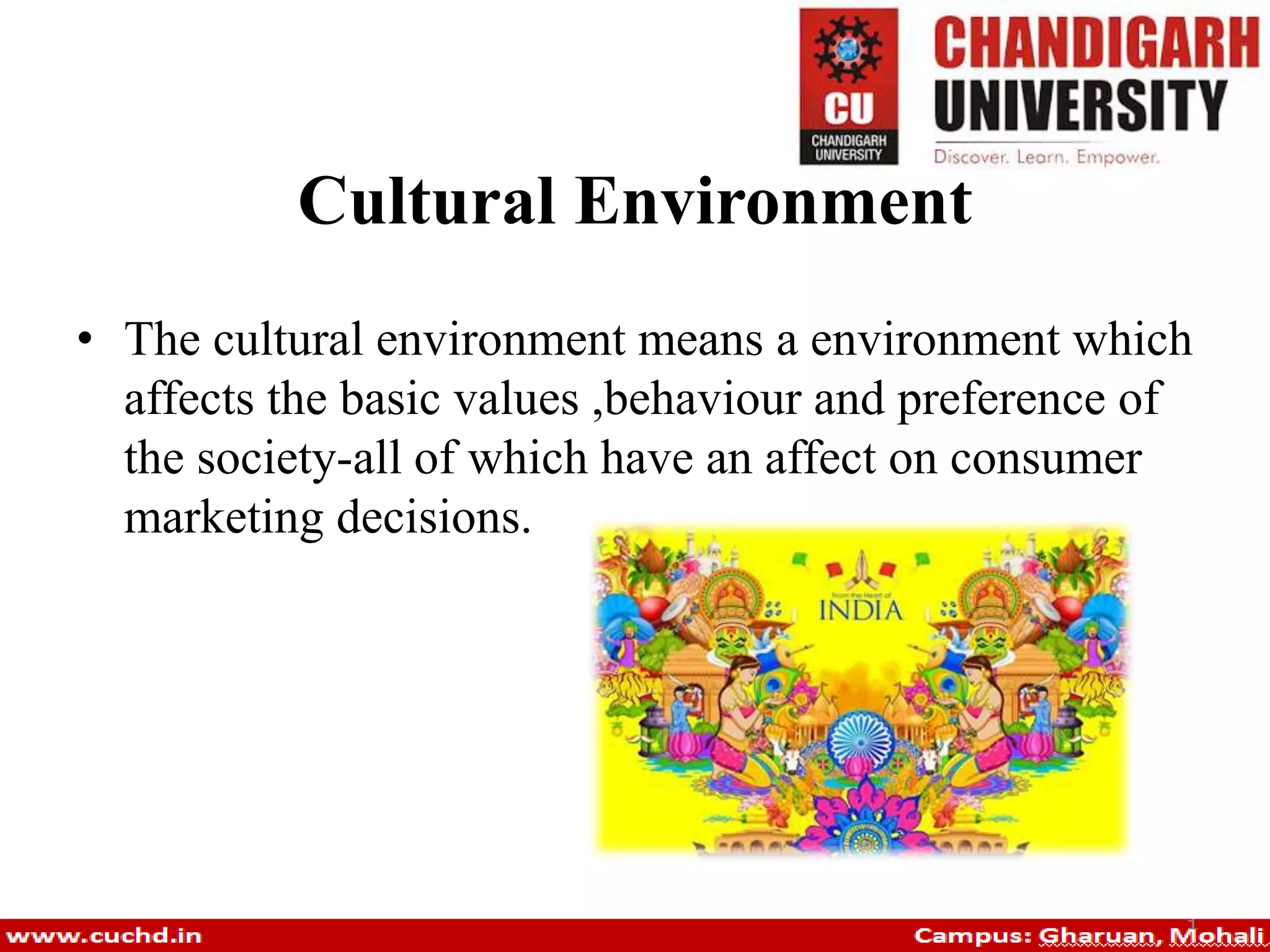 Socio cultural environment and social media marketing by Selbin | PPTX