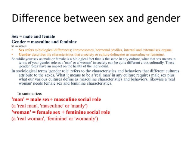 Socio cultural formation of gender identity | PPT