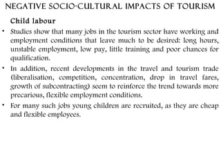 SOCIO-CULTURAL IMPACTS OF TOURISM | PPT
