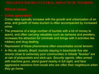 Socio-cultural impact of tourism powerpo | PPT