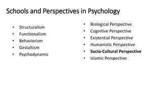 Socio cultural perspective | PPTX