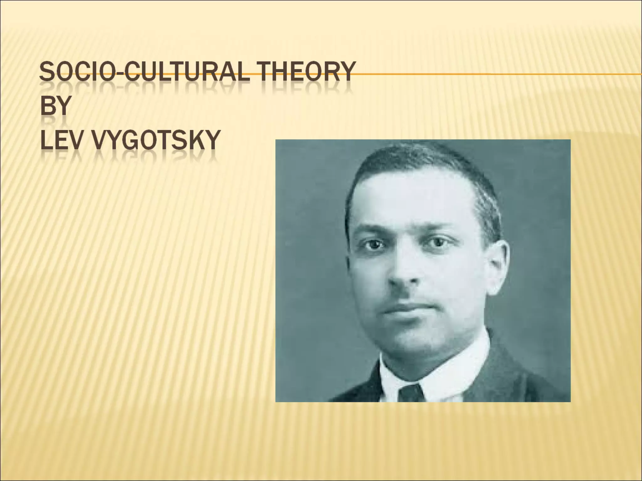 Socio cultural theory | PPT