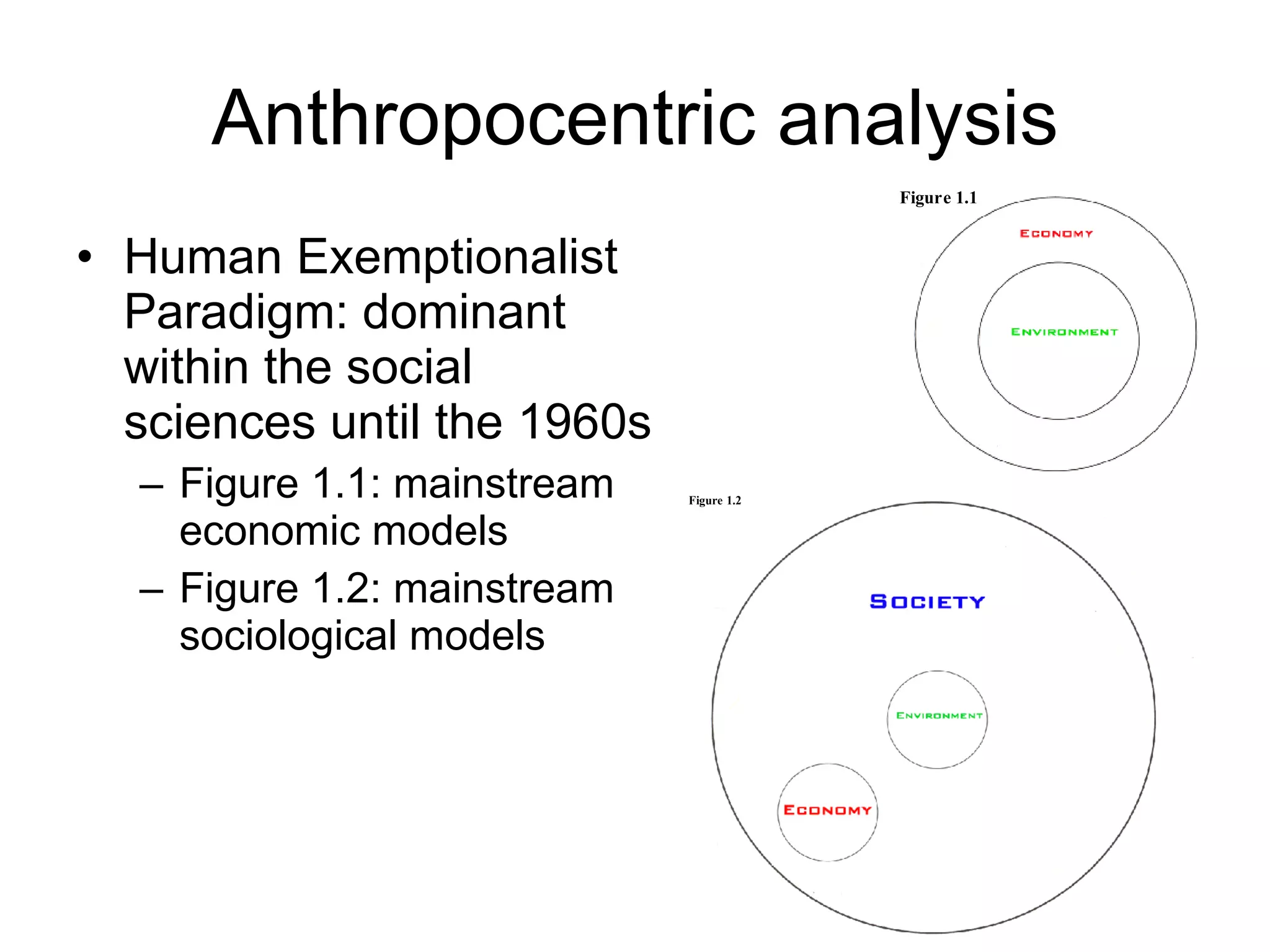 Socio-ecological systems: Moving beyond the Human Exemptionalist ...