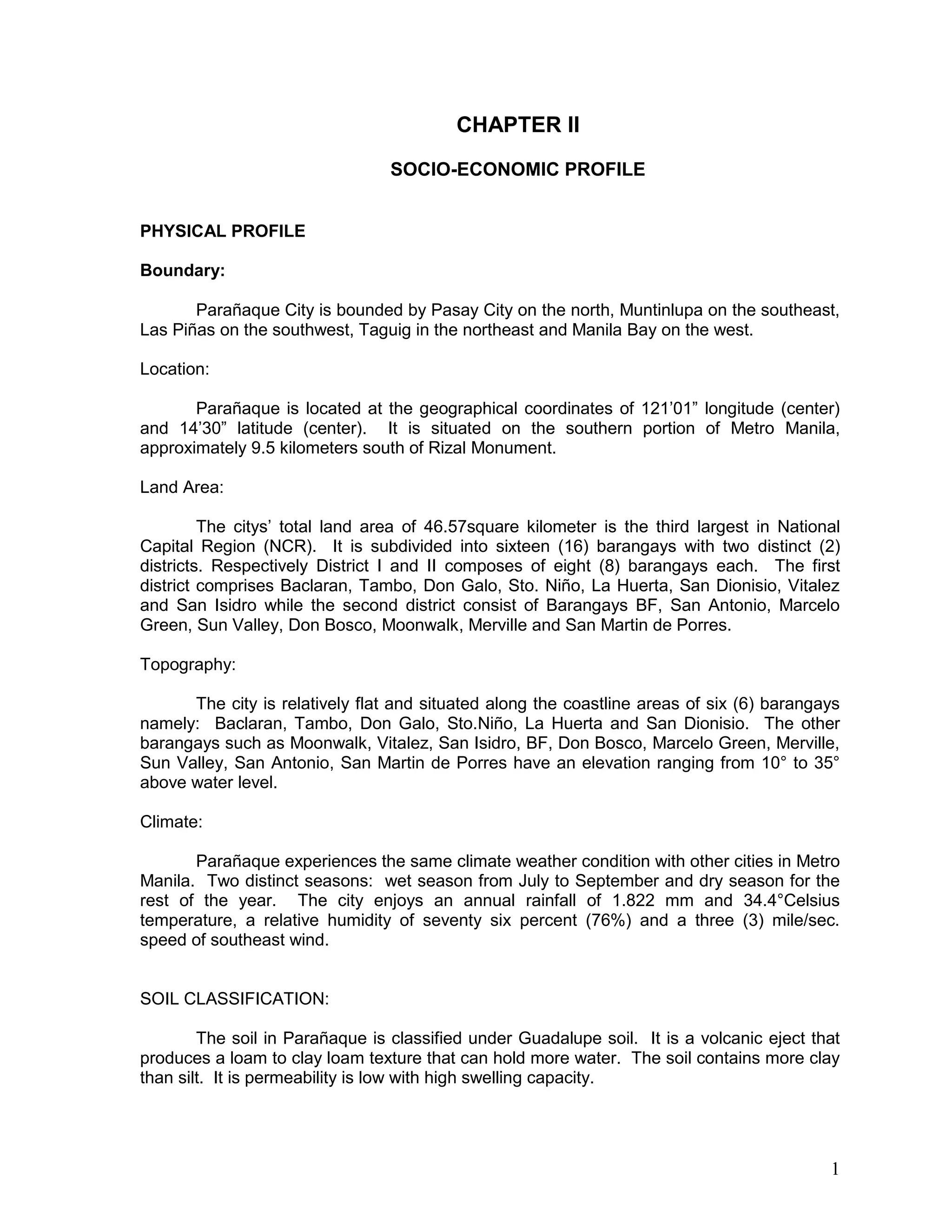 Socio economic-profile-2014 | PDF