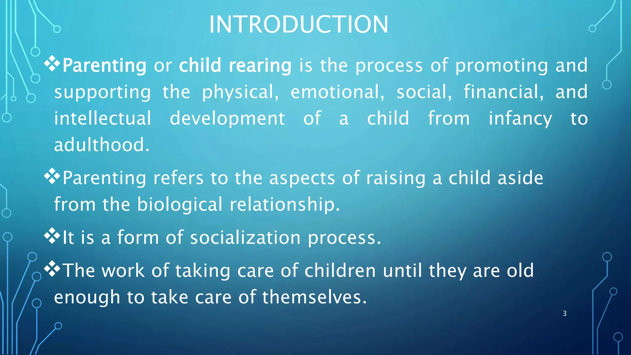 socio-economic and cultural factors affecting child rearing and child ...