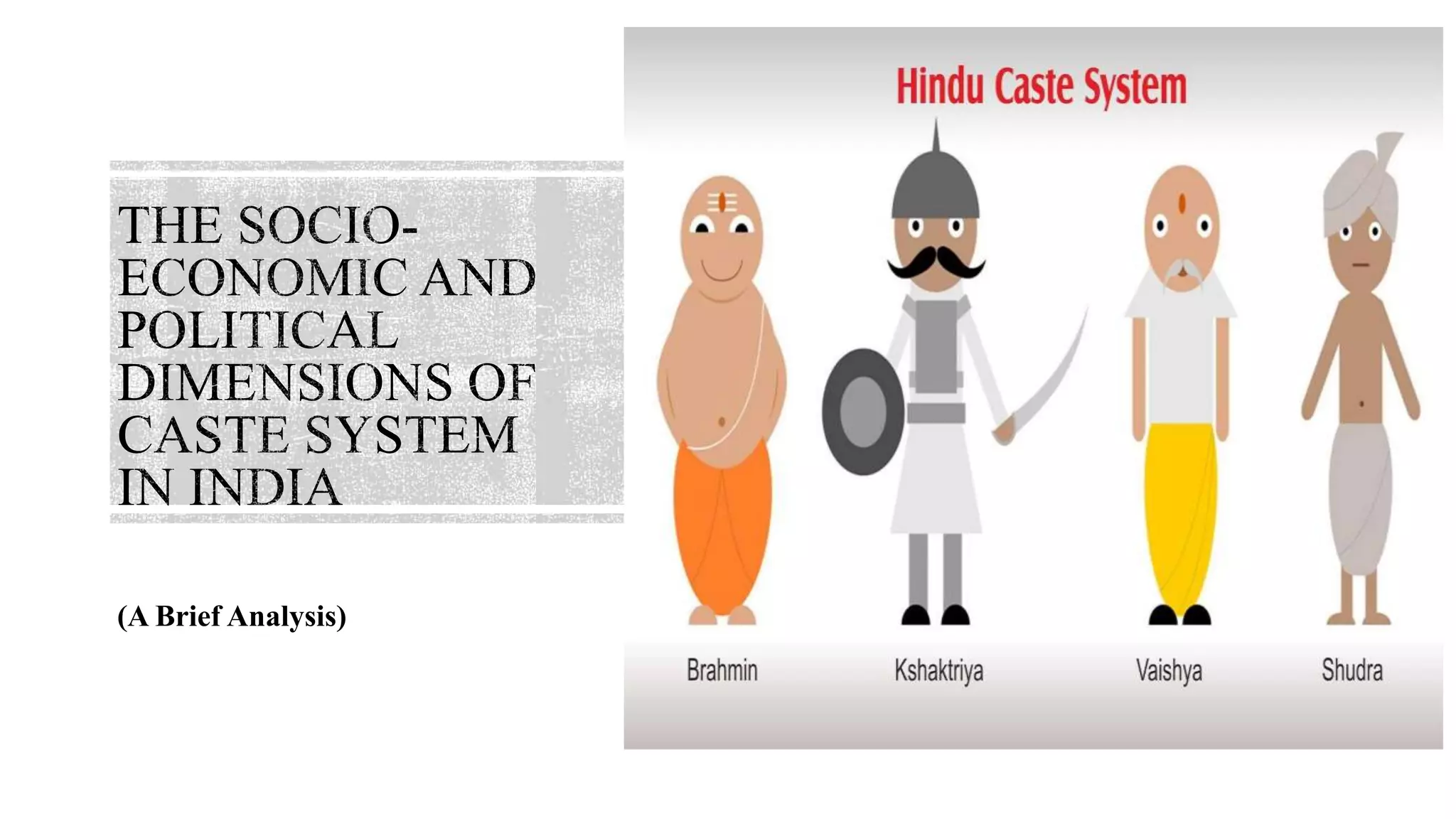 Socio-economic and Political Dimensions of Caste System.pptx